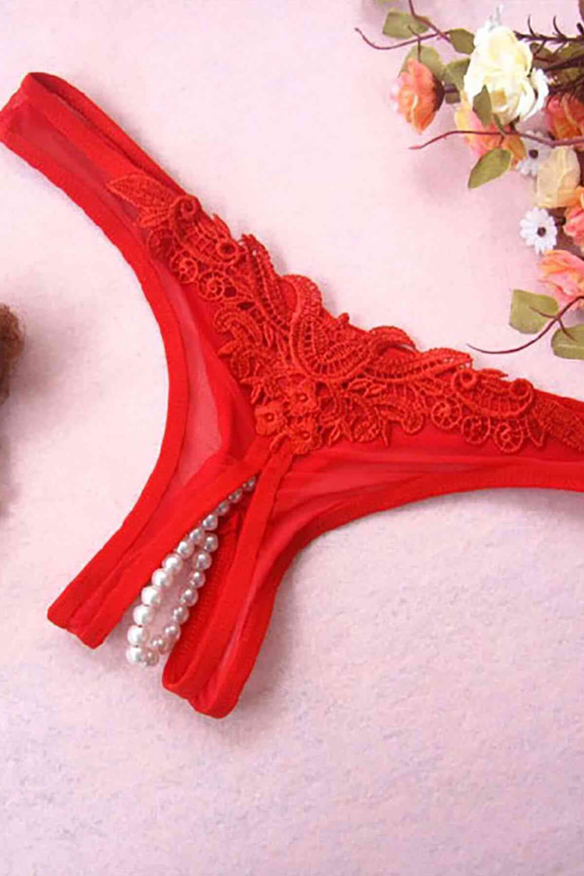 Open Kruis Slipjes / Strings | Deluxerie.nl